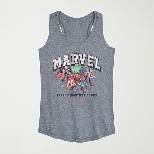 Click here for Marvel College Tonal Womens Crew Neck Sleeveless M... prices