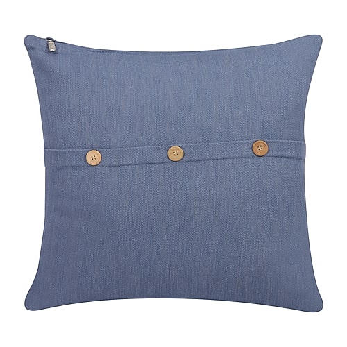 Click here for LR Home Zoya Square Throw Pillow  One Size  Blue prices