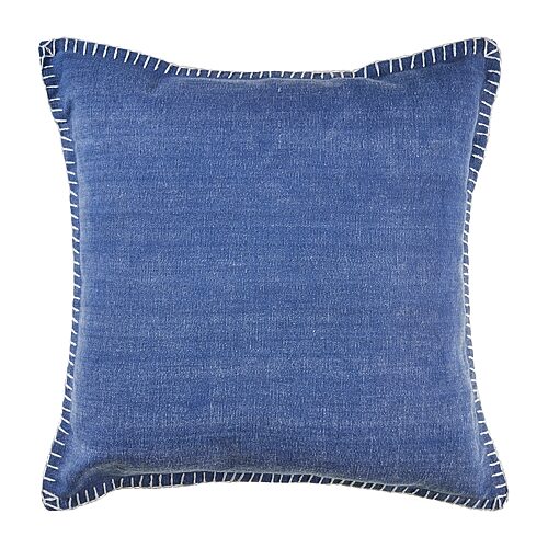 Click here for LR Home Vishal Square Throw Pillow  One Size  Blue prices