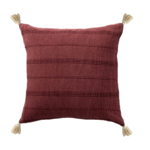 Click here for LR Home Kaya Square Throw Pillow  One Size  Red prices