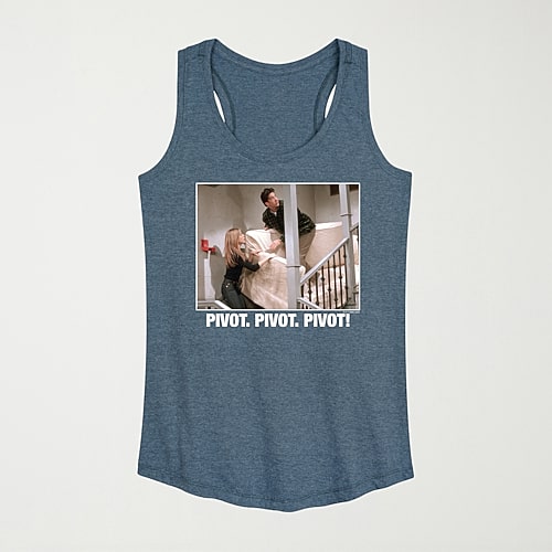 Click here for Pivot Womens Crew Neck Sleeveless Friends Tank Top... prices