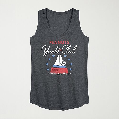 Click here for Yacht Club Womens Scoop Neck Sleeveless Peanuts Ta... prices