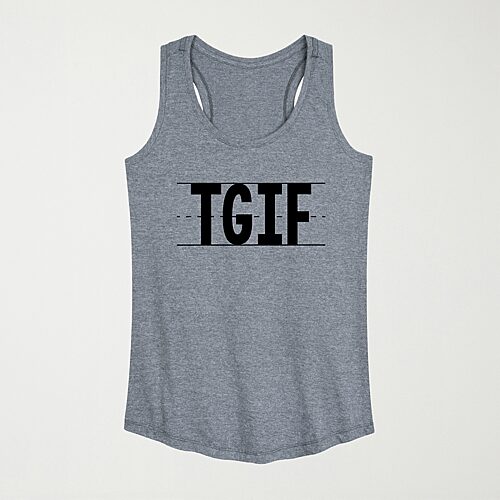 Click here for Teacher Tgif Womens Crew Neck Sleeveless Tank Top... prices