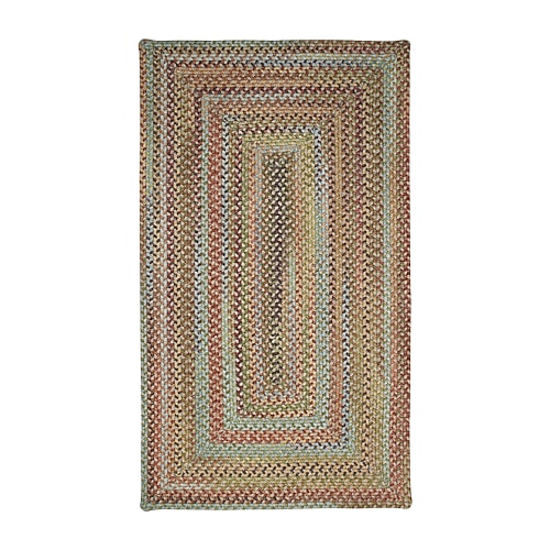 Capel American Traditions Braided Wool Indoor Rectangular Area Rug  One Size  Yellow