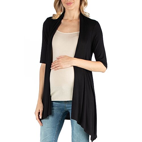 Click here for 24/7 Comfort Apparel Loose Fit Open Front Cardigan... prices