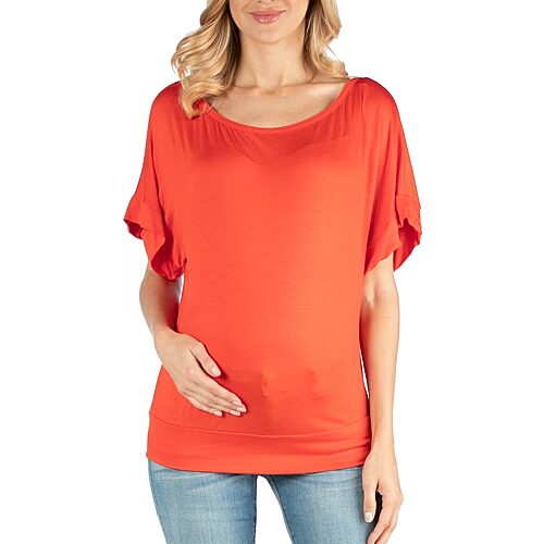 Click here for 24/7 Comfort Apparel Loose Fit Dolman Top with Wid... prices
