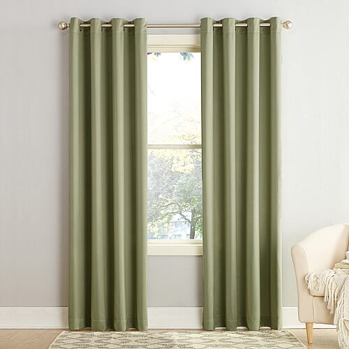 Click here for Grant Room Darkening Grommet Curtain Panel - Sage prices