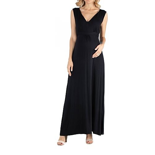 Click here for 24/7 Comfort Apparel V Neck Sleeveless Maxi Dress... prices