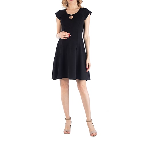 Click here for 24/7 Comfort Apparel Dress with Keyhole Neck  Smal... prices