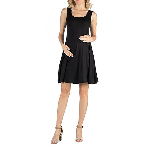 Click here for 24/7 Comfort Apparel A Line Slim Fit and Flare Dre... prices