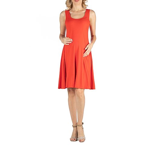 Click here for 24/7 Comfort Apparel A Line Slim Fit and Flare Dre... prices