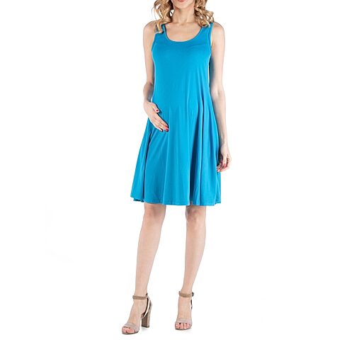 Click here for 24/7 Comfort Apparel A Line Slim Fit and Flare Dre... prices