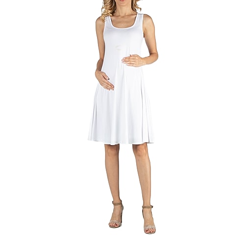 Click here for 24/7 Comfort Apparel A Line Slim Fit and Flare Dre... prices