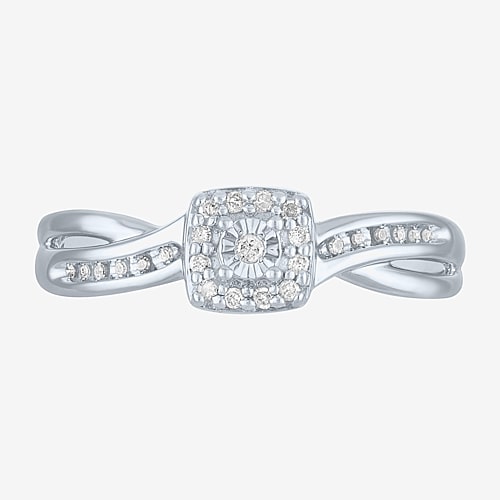 Click here for Promise My Love Womens 1/10 CT. T.W. Natural White... prices