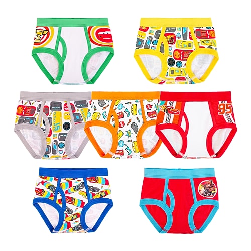 Click here for Toddler Boys Cars 7 Pack Briefs Tbup6512  4t  Red prices