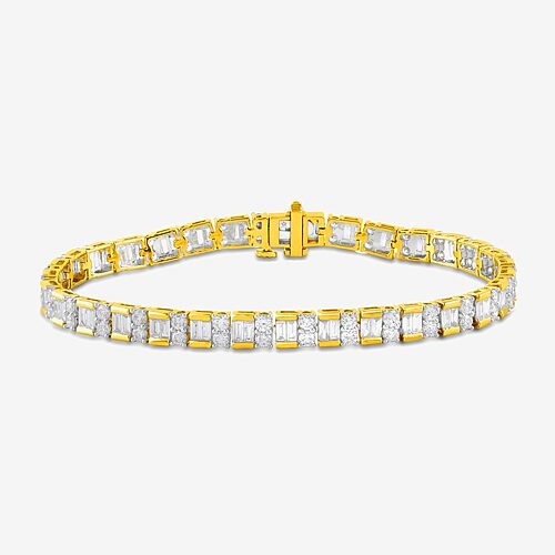 Click here for Womens 5 CT. T.W. Lab Grown White Diamond 10K Gold... prices