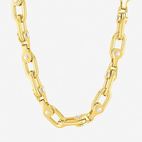 Click here for Mens Stainless Steel 22 Inch Mariner Chain Necklac... prices