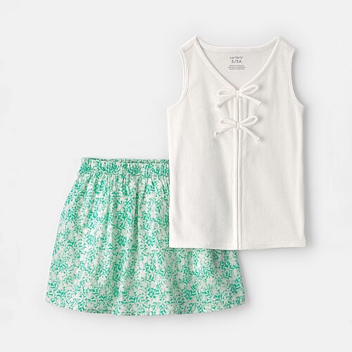 Click here for Carters Little & Big Kid Girls 2-pc. Skort Set  6-... prices