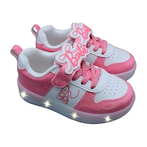 Click here for Barbie Toddler Light-Up Sneakers - Hot pink glitte... prices