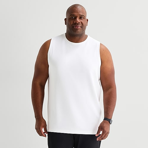 Click here for Stylus Mens Crew Neck Sleeveless Big and Tall Musc... prices