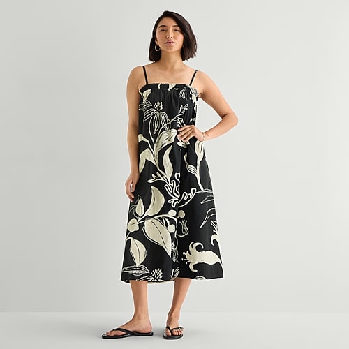 Click here for a.n.a Womens Midi Square Neck Sleeveless Maxi Dres... prices