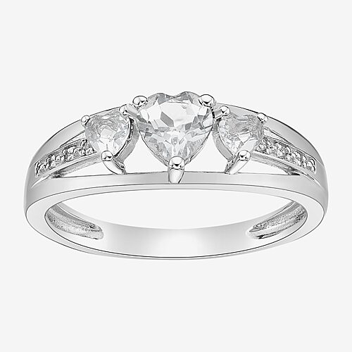 Click here for Womens Diamond Accent Genuine White Topaz Sterling... prices