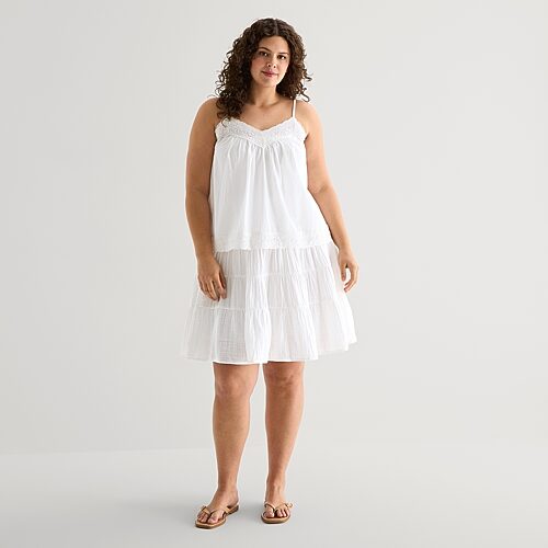 Click here for a.n.a Womens Plus A-Line Skirt  4x  White prices