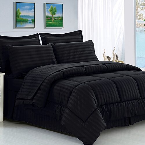 Click here for Elegant Comfort 8-Piece Complete Bedding Set Dobby... prices