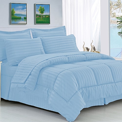 Click here for Elegant Comfort 8-Piece Complete Bedding Set Dobby... prices