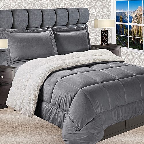 Click here for Elegant Comfort Luxury Micro-Mink Reversible Sherp... prices