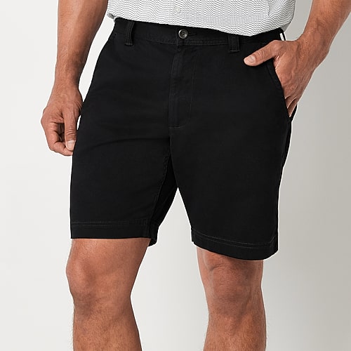 Click here for St. Johns Bay Mens 9 Stretch Fabric Chino Short  3... prices