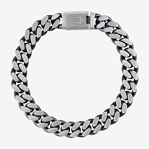 Click here for Bulova Mens Stainless Steel 8 1/2 Inch Solid Curb... prices