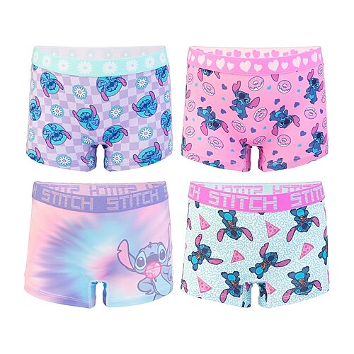 Click here for Little & Big Kid Girls Lilo & Stitch 4 Pack Multi-... prices