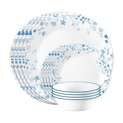 Click here for Corelle Garden Song 12-pc. Glass Dinnerware Set  O... prices