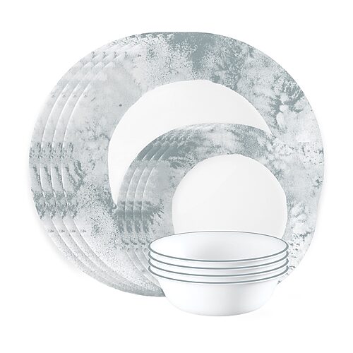 Click here for Corelle Salt Wash 12-pc. Glass Dinnerware Set  One... prices