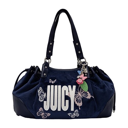 Click here for Juicy By Juicy Couture Velour Satchel  One Size  B... prices