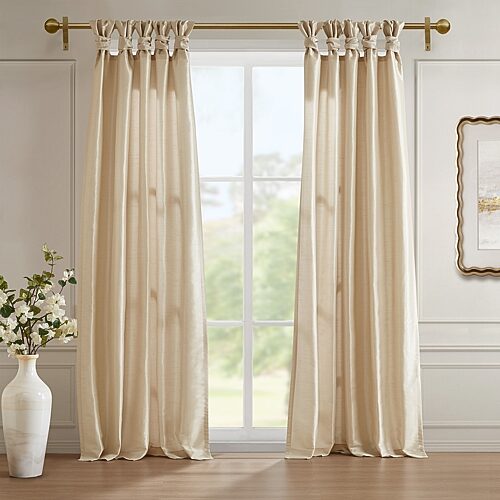 Click here for Madison Park Natalie Twisted Tab Tab Top Light-Fil... prices