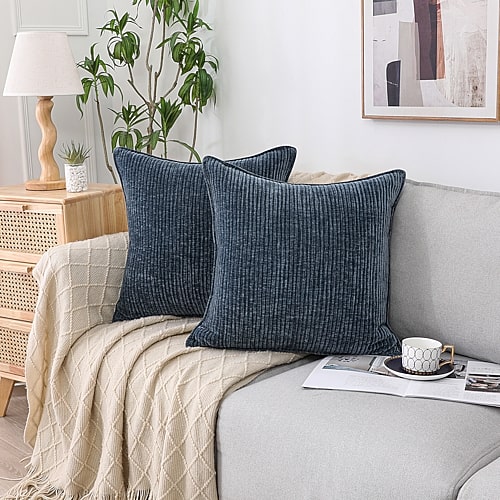 Click here for Regal Home Lila Ribbed Down Alt 20x20 Square Throw... prices