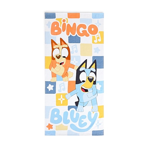 Click here for Bluey Beach Towel  One Size  White prices