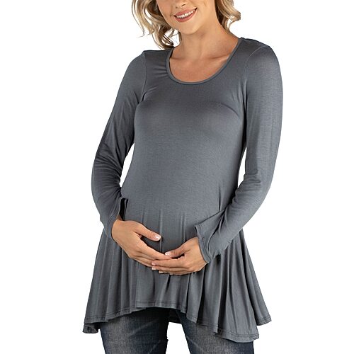 Click here for 24/7 Comfort Apparel Long Sleeve Solid Swing Flare... prices