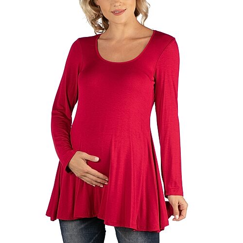 Click here for 24/7 Comfort Apparel Long Sleeve Solid Swing Flare... prices