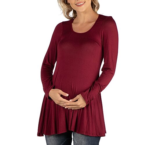 Click here for 24/7 Comfort Apparel Long Sleeve Solid Swing Flare... prices
