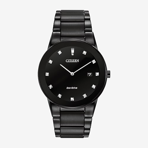 Click here for Citizen Mens Eco-Drive Axiom Diamond Accent Black... prices