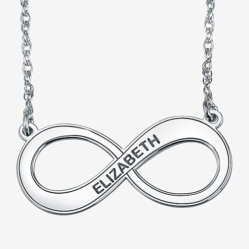 Click here for Personalized Infinity Name Pendant Necklace  One S... prices