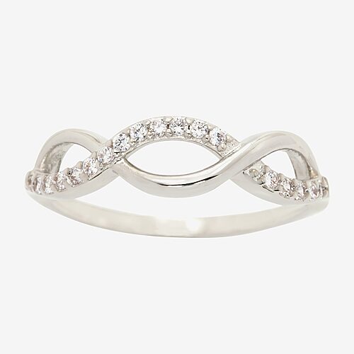Click here for Sparkle Allure Crossover Wave Womens Cubic Zirconi... prices