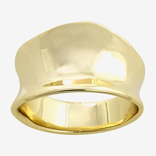 Click here for Sparkle Allure Womens 6MM 14K Gold Over Brass Band... prices