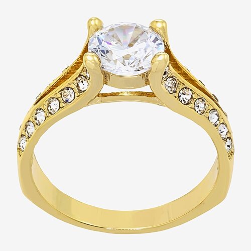 Click here for Sparkle Allure Split Shank Solitaire Womens Cubic... prices