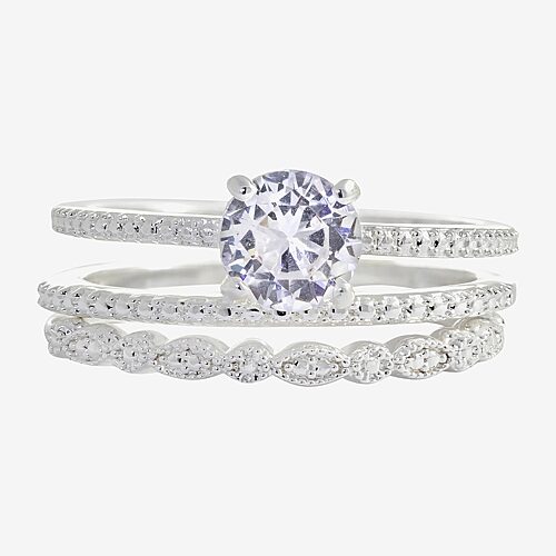 Click here for Sparkle Allure Womens Cubic Zirconia Pure Silver O... prices