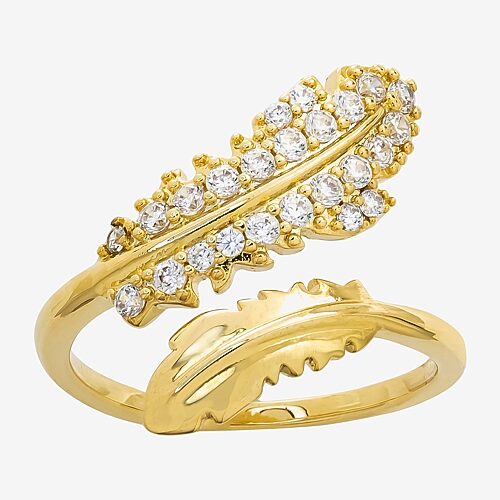 Click here for Sparkle Allure Wrap Womens 2MM Cubic Zirconia 14K... prices