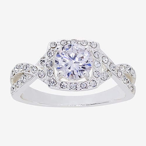 Click here for Sparkle Allure Twisted Split Shank Womens Cubic Zi... prices